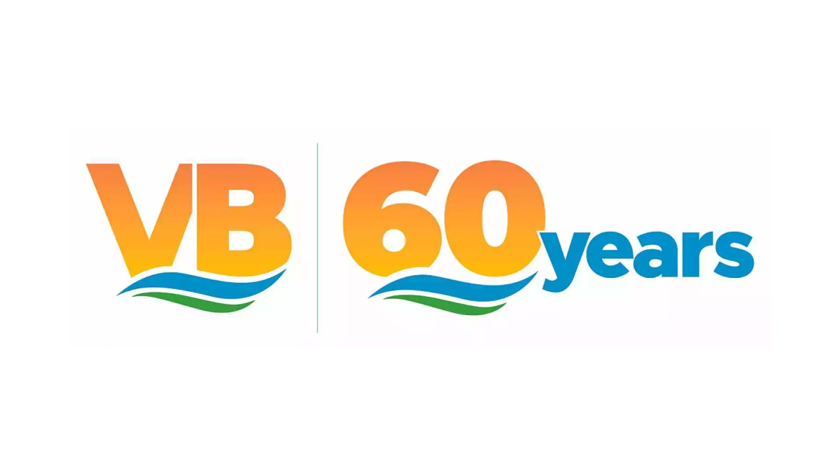 City Of Virginia Beach 60th Anniversary Logo City Of Virginia Beach 60th Anniversary Logo